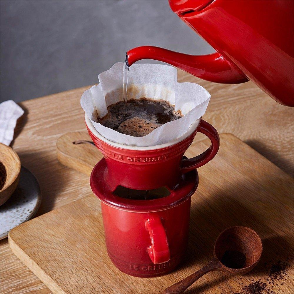 Фильтр для заваривания кофе пуровер Le Creuset вишня в Москве, купить ...