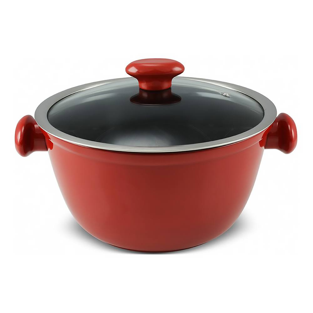 Кастрюля керамическая 3,5 л Ceraflame Chef красная в Москве, купить за ...